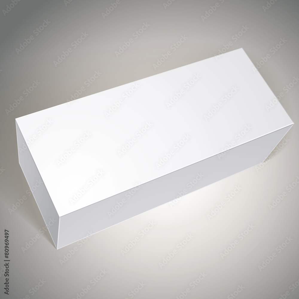 Vector blank box, template for your package design, put your ima Stock ...