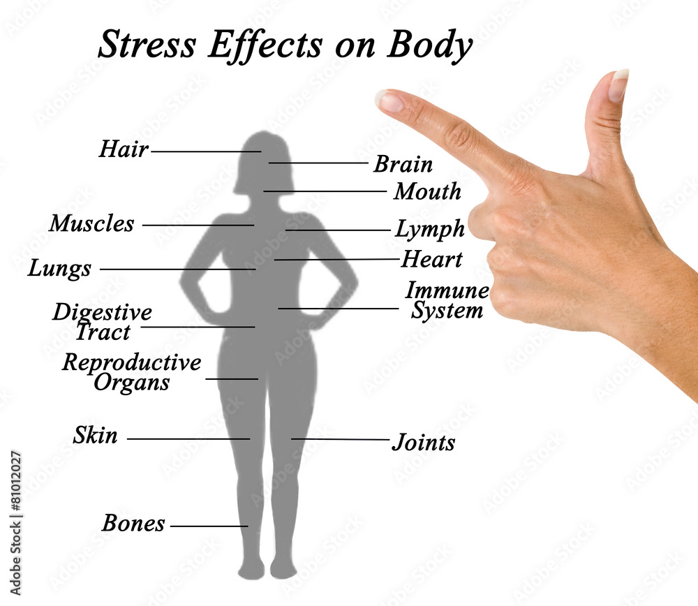 Stress Effects on Body foto de Stock | Adobe Stock