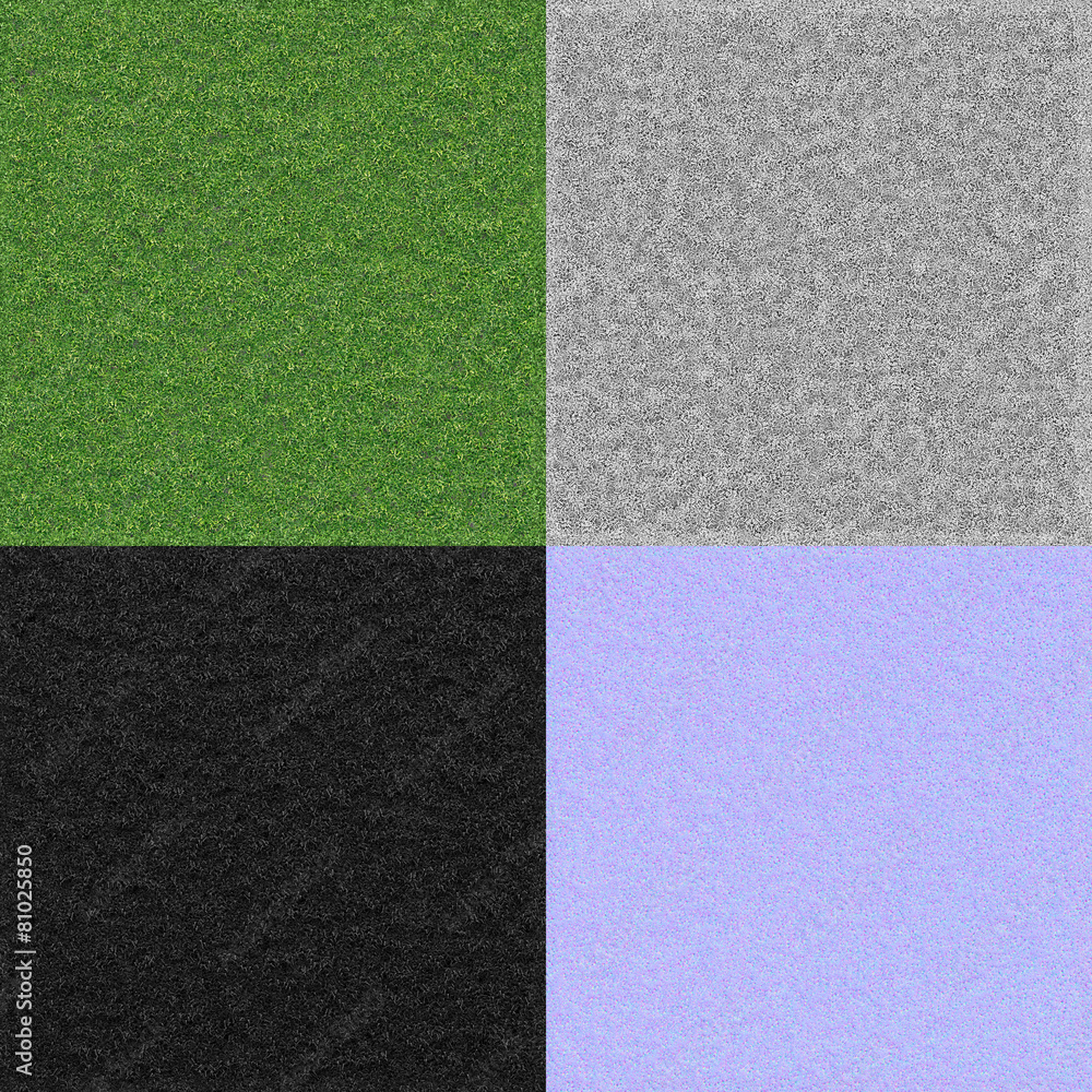 Cut grass seamless texture with render passes Stock Photo | Adobe Stock