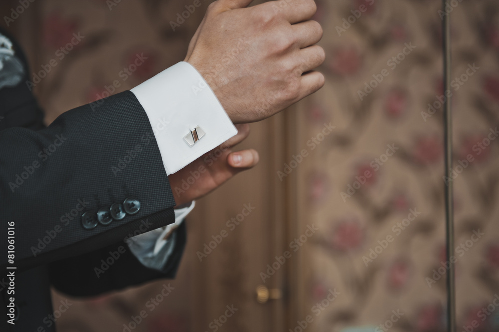 Process of clothing of clothes on the man 2383. Stock Photo | Adobe Stock