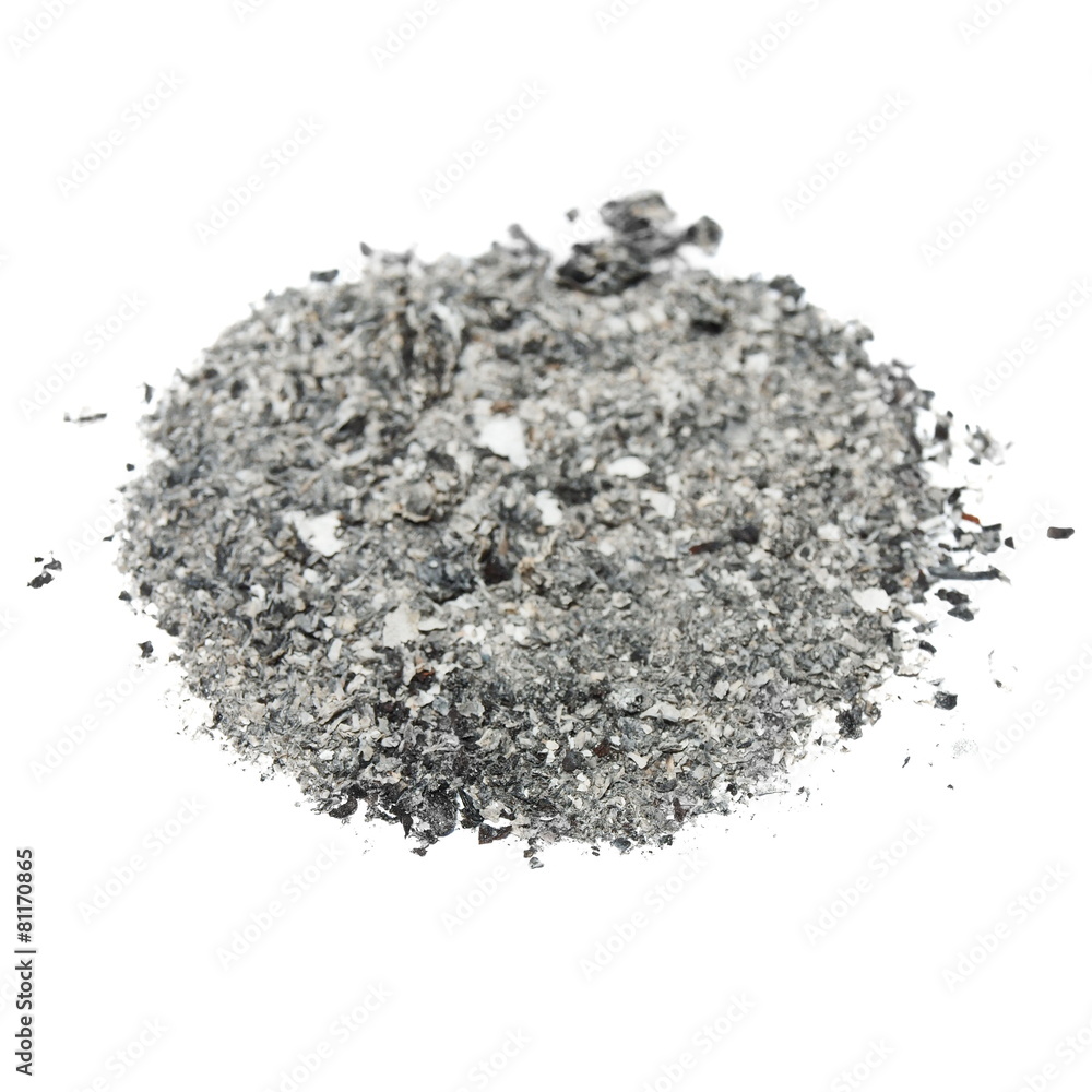 ash isolated on white background, texture Stock Photo | Adobe Stock