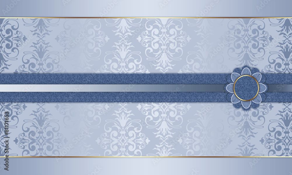 Blue invitation Stock Illustration | Adobe Stock