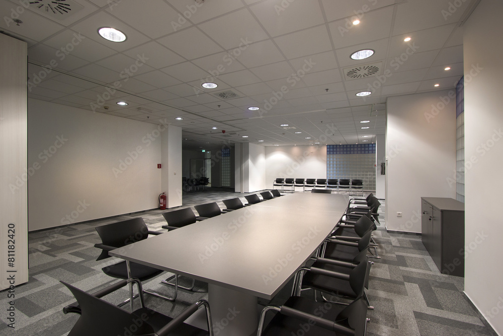 Conference room in new office building Stock Photo | Adobe Stock