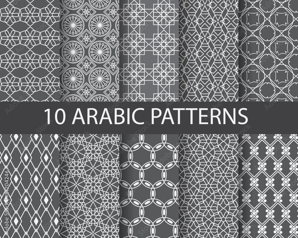 arabic patterns Stock Vector | Adobe Stock