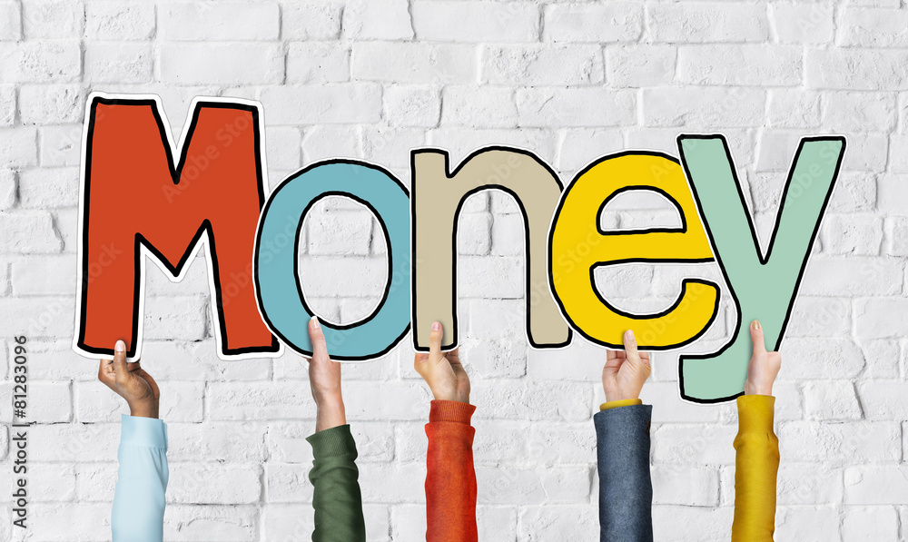 Money Word Concepts Isolated on Background Concept Stock Photo | Adobe ...