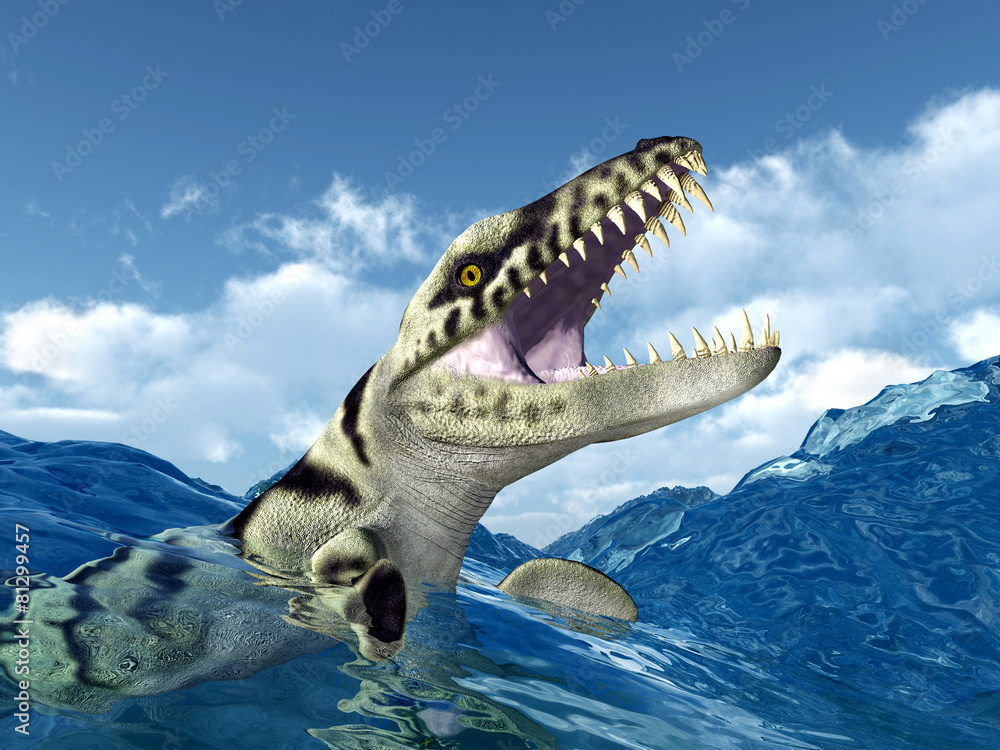 Dakosaurus Stock-Illustration | Adobe Stock