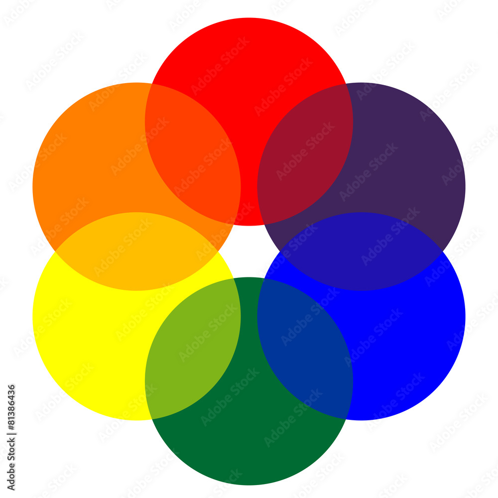 Icono gama de colores circular Stock Illustration | Adobe Stock