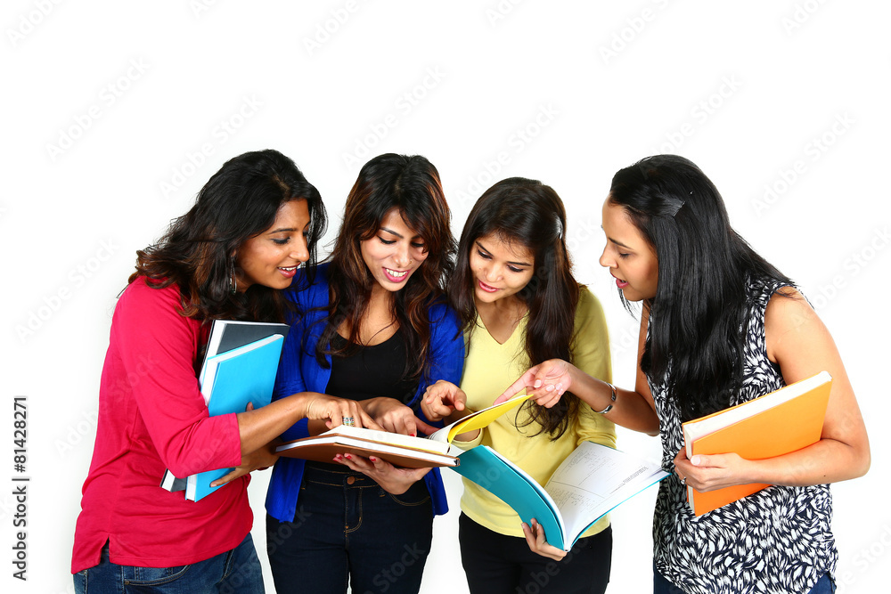 College Student Group Studying