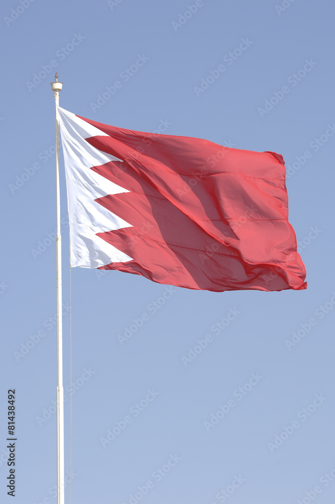 bahrain drapeau Stock 写真 | Adobe Stock