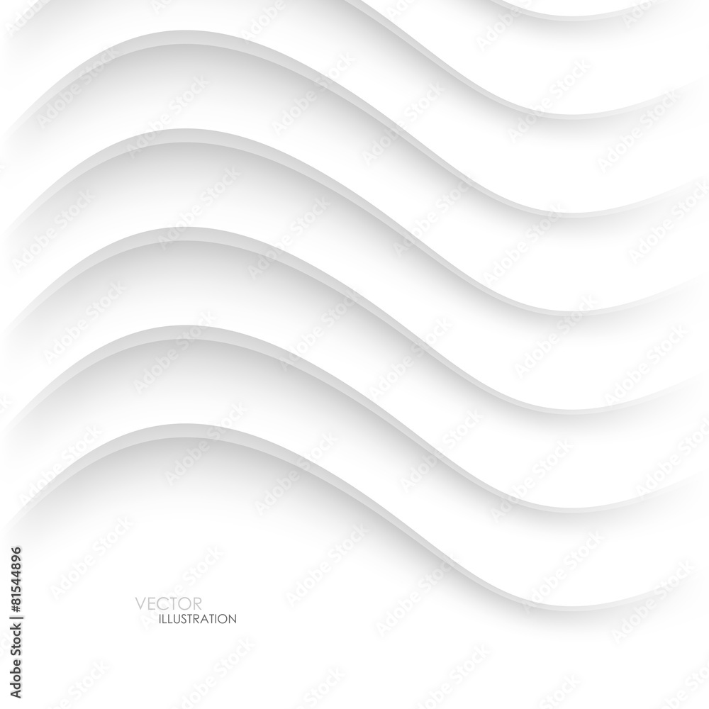 Abstract white background with lines. Vector Illustration Stock Vector ...