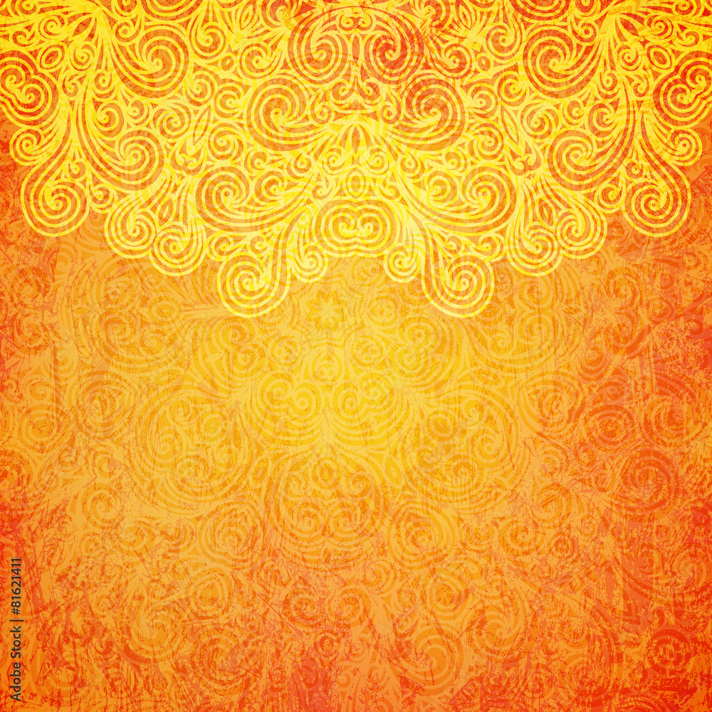 Indian pattern, vector illustration Stock Vector | Adobe Stock