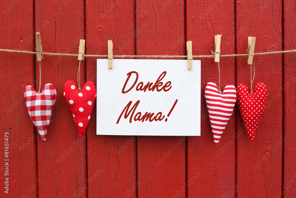 Danke Mama Stock Photo | Adobe Stock