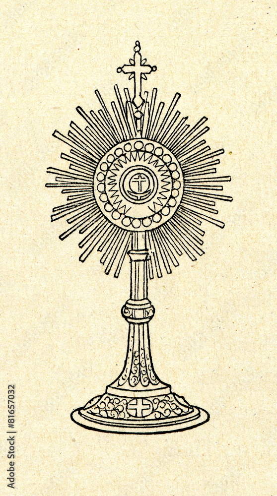 Monstrance Drawing