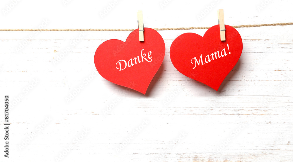 Danke Mama Stock Photo | Adobe Stock