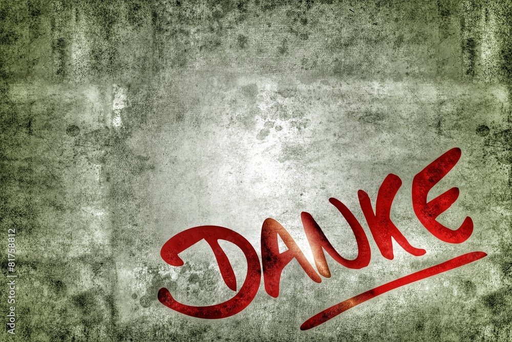 Danke... Stock Illustration | Adobe Stock
