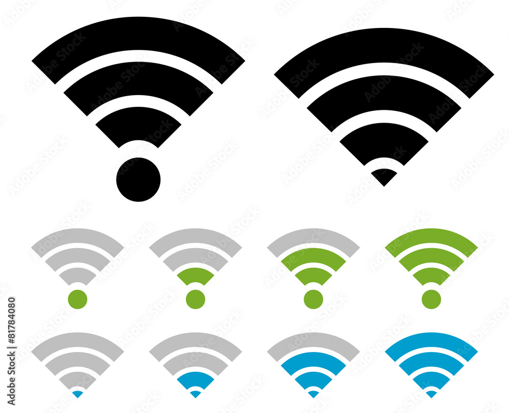 Signal symbol set Stock Vector | Adobe Stock