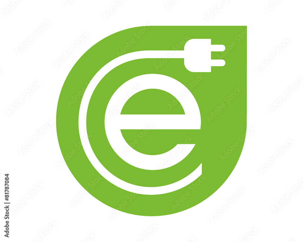 e electric logo Stock Vector | Adobe Stock
