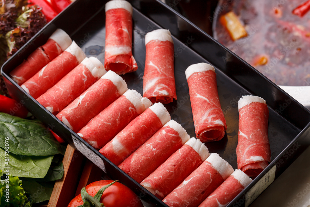 Mutton rolls Stock Photo | Adobe Stock