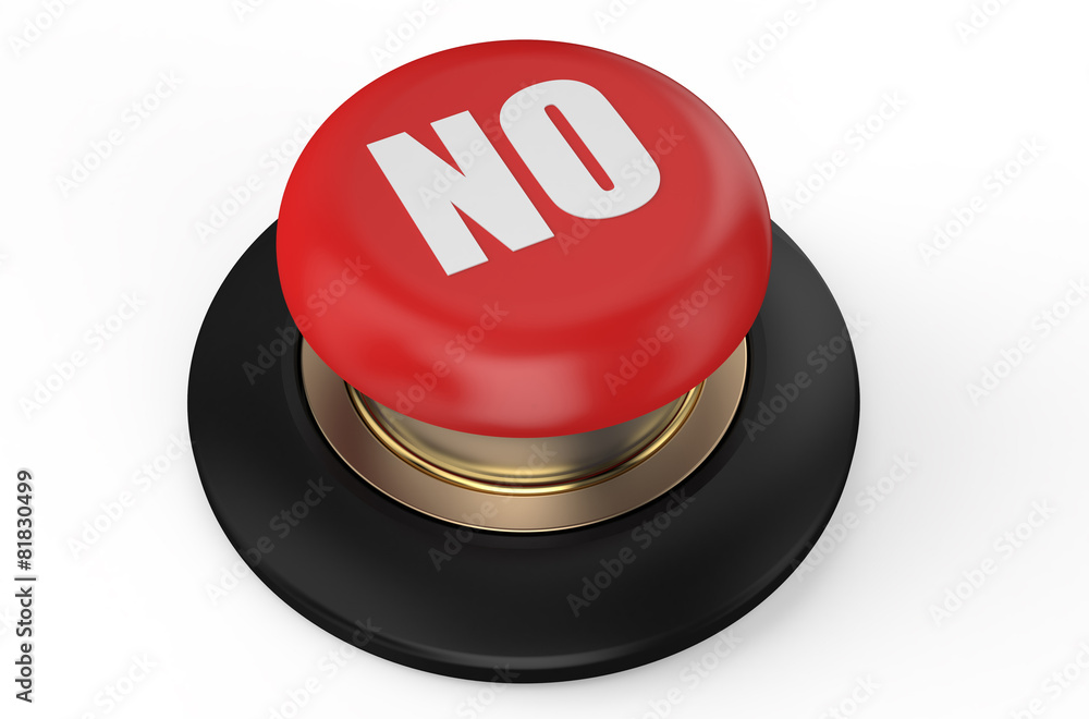 no red button Stock Illustration | Adobe Stock