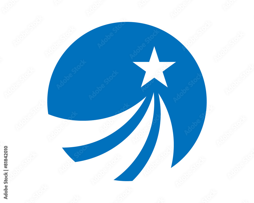 star wave logo Stock Vector | Adobe Stock