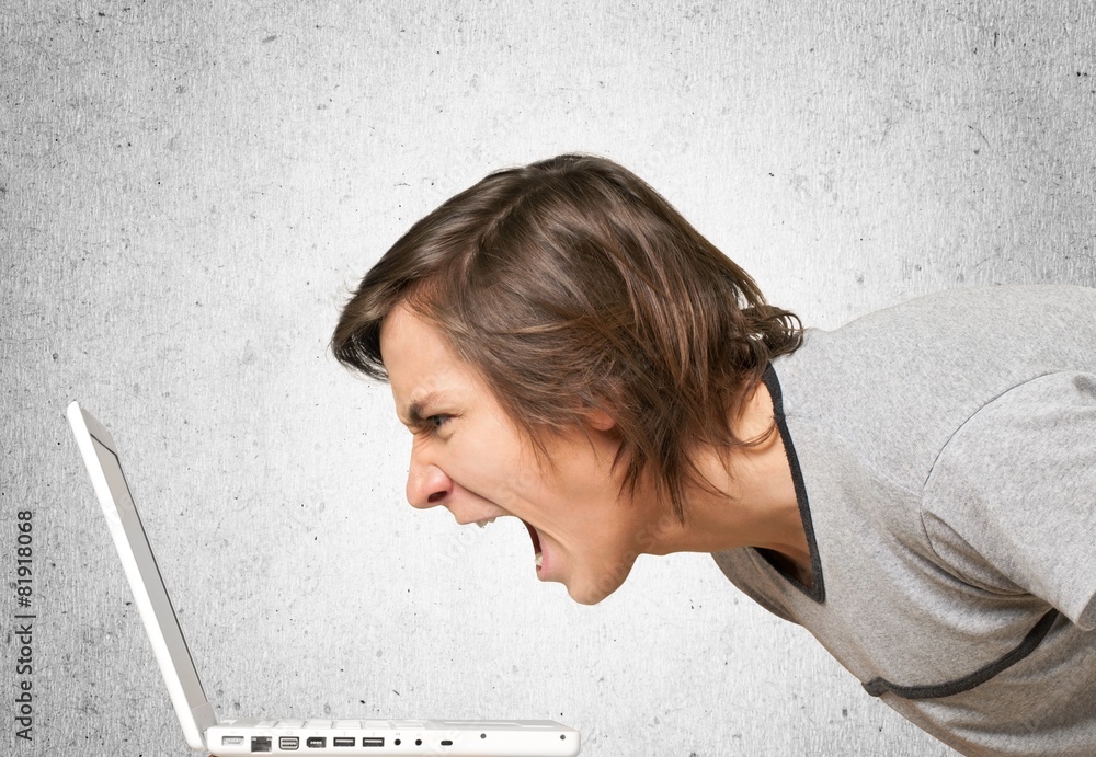 Computer. Bad day Stock Photo | Adobe Stock