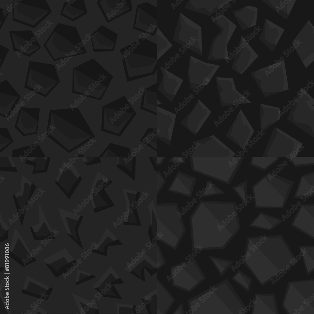 Vector cartoon ground seamless texture collection Stock Vector | Adobe ...