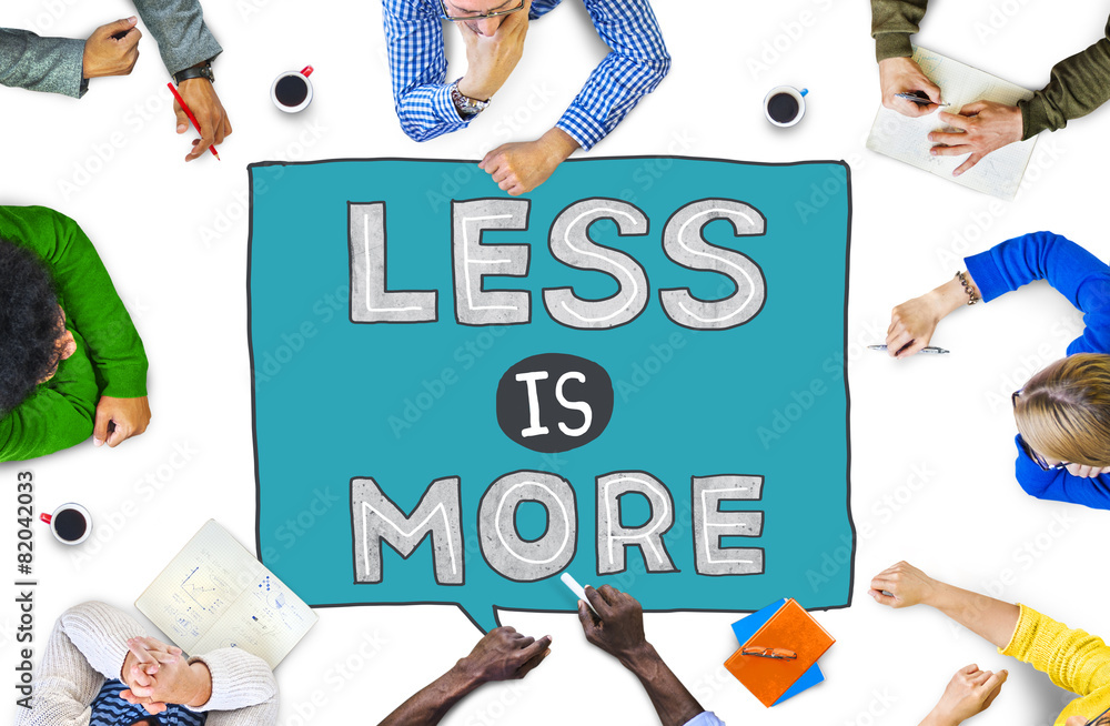 Less is More Minimal Simplicity Efficient Complexity Concept Stock ...