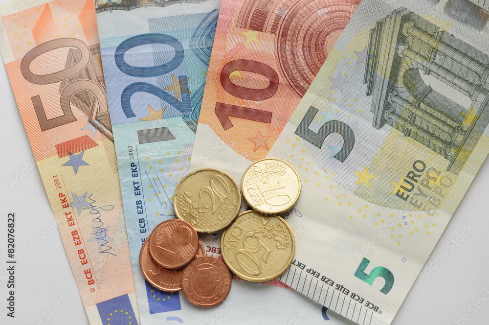 Geldscheine euro Stock-Foto | Adobe Stock