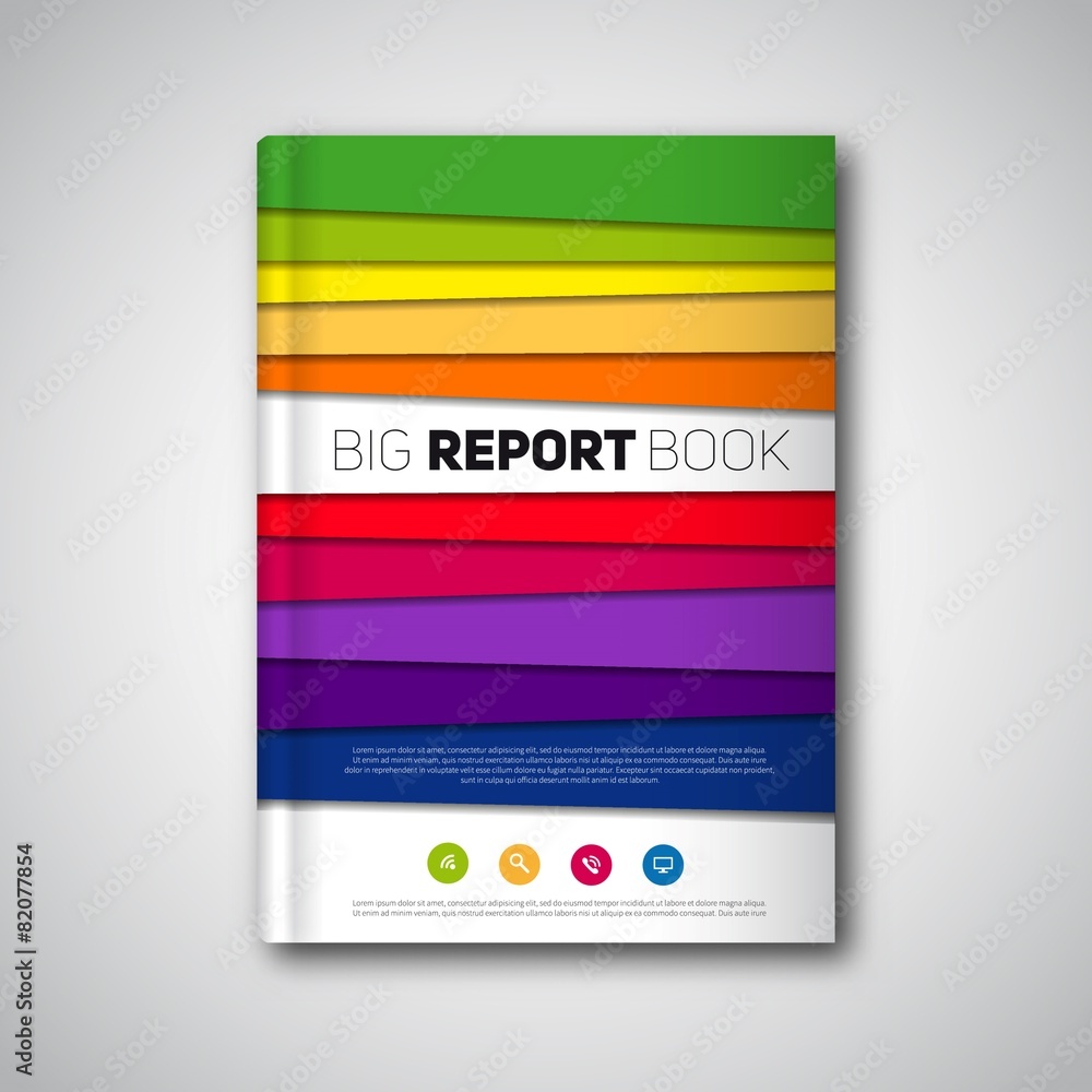 book-report-infographics5 Stock Vector | Adobe Stock