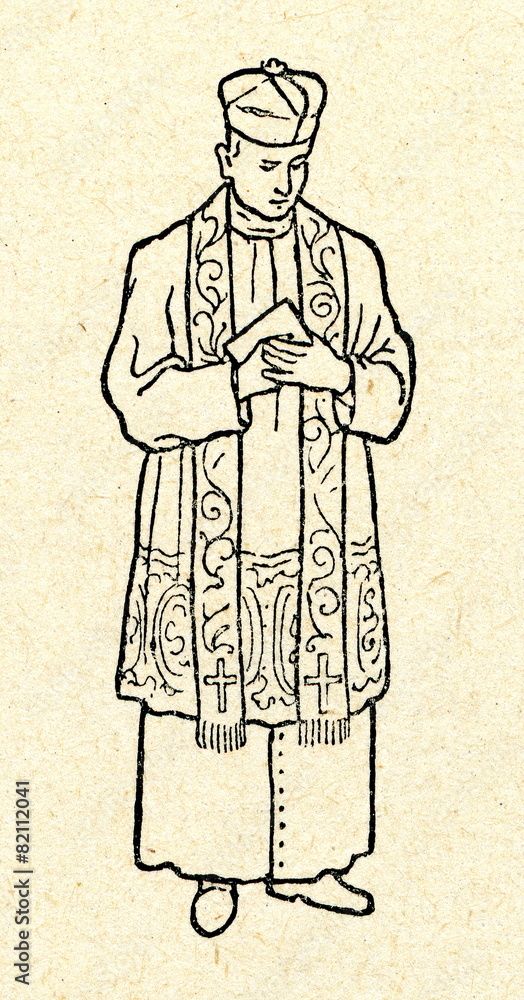 Catholic Priest Drawing
