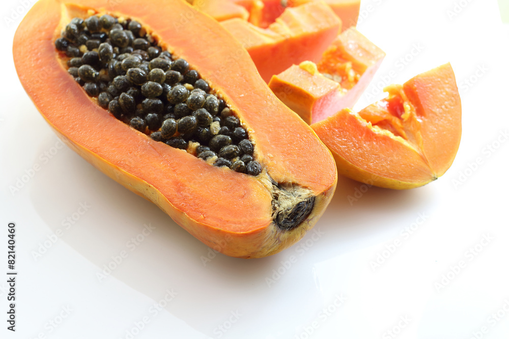 Papay sweet and healthy foto de Stock | Adobe Stock