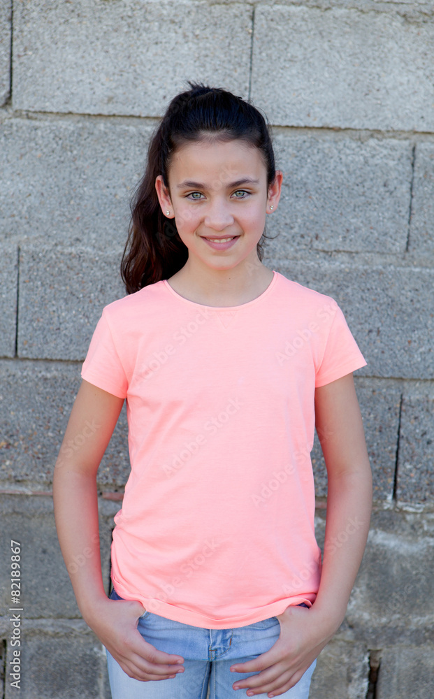 Portrait Of A Beautiful Preteen Girl With Blue Eyes Photo Sexiz Pix