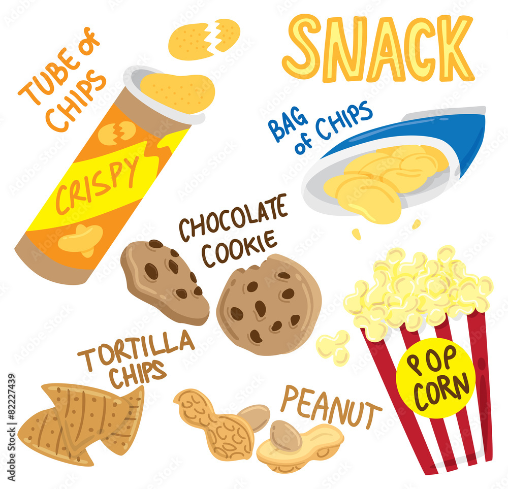 snack icon doodle Stock Vector | Adobe Stock