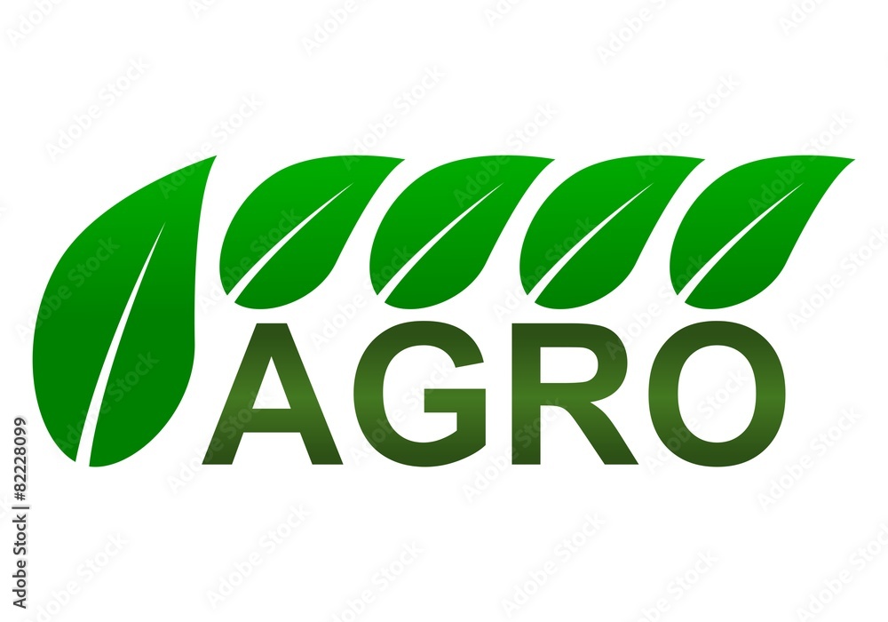 Agro Sign Symbol - illustration Stock Vector | Adobe Stock