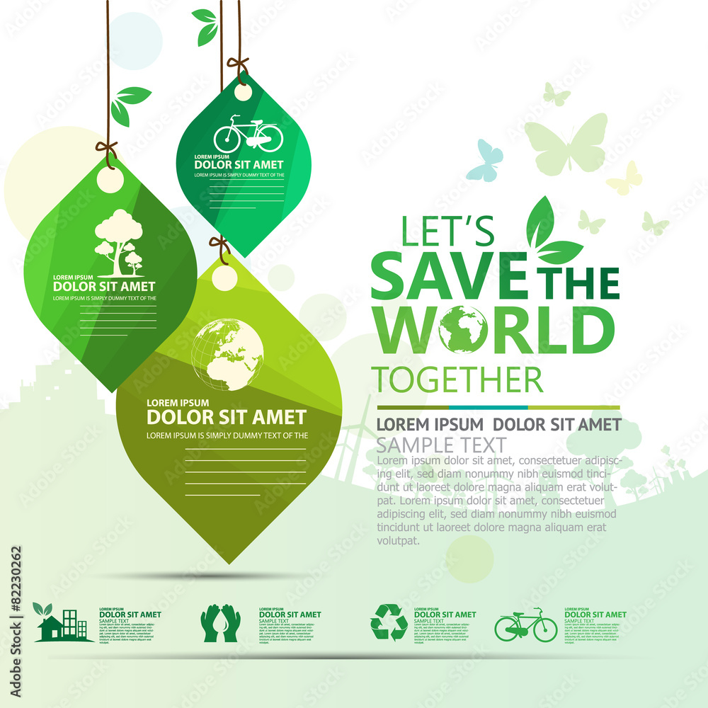 green infographic Stock Vector | Adobe Stock