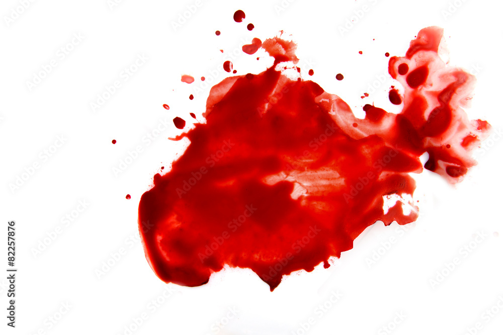Blood smear splatter Stock Photo | Adobe Stock