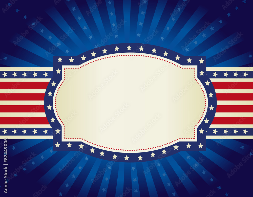 Patriotic background Stock Vector | Adobe Stock