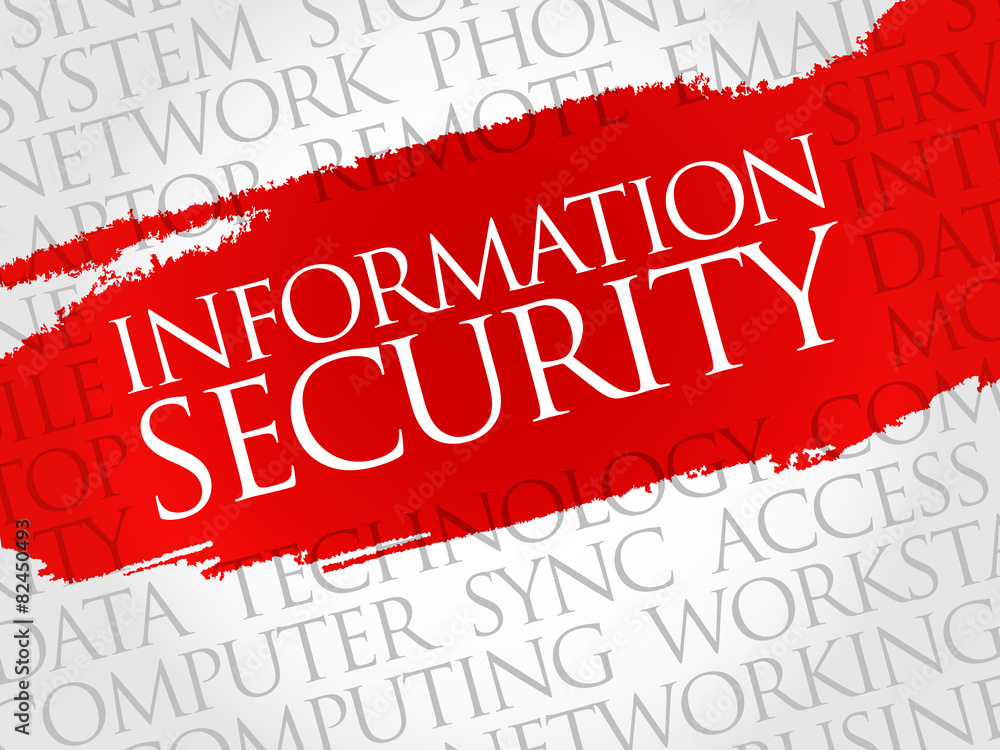 Information Security word cloud concept Stock Vector | Adobe Stock