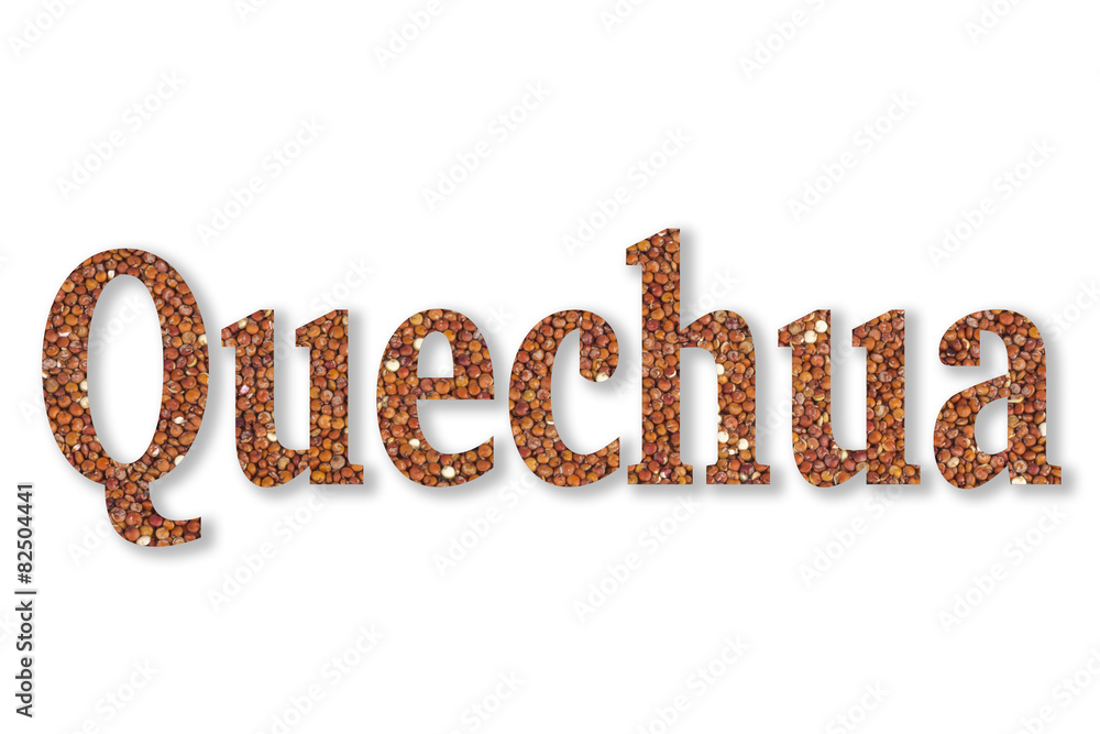 Text Quechua Stock Photo | Adobe Stock
