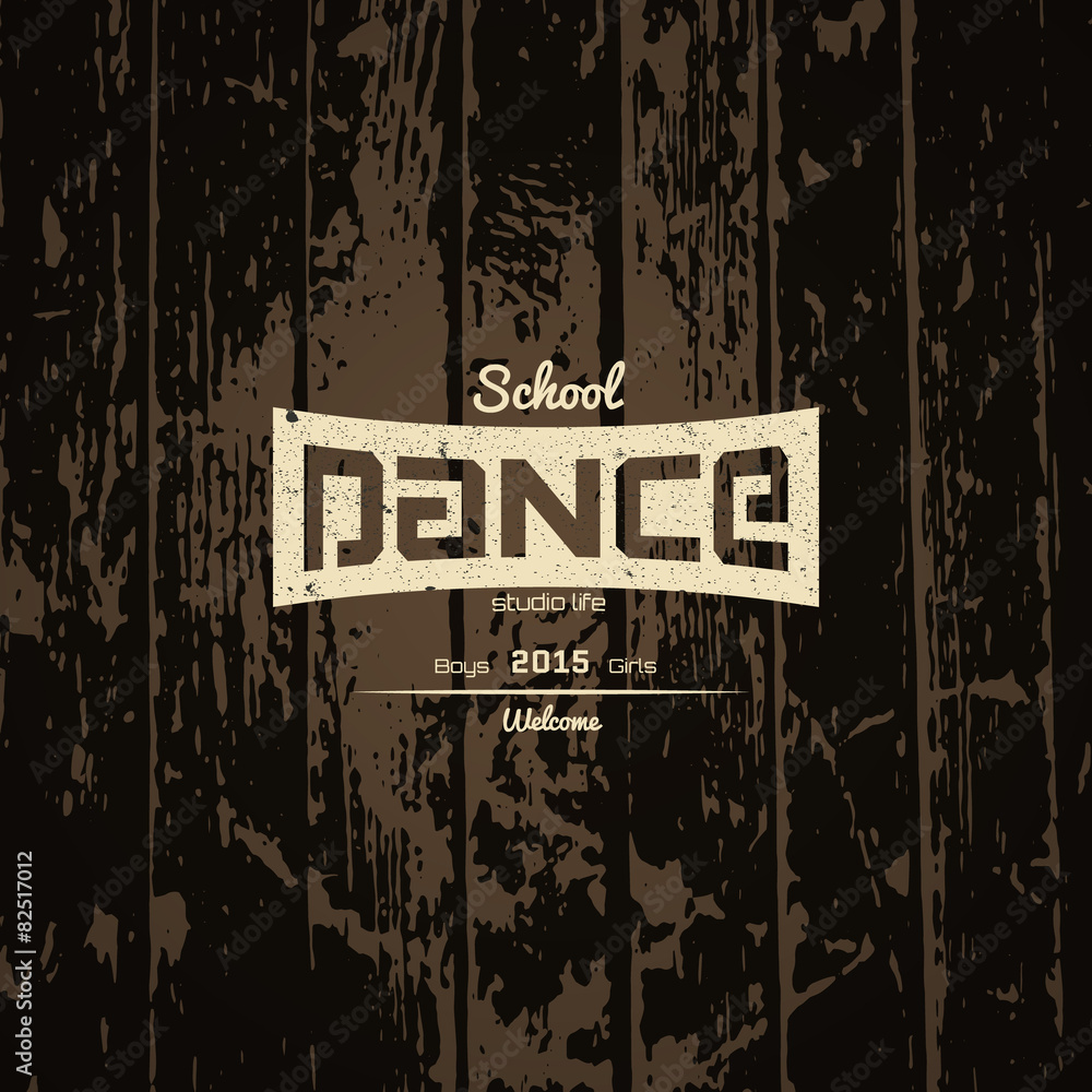 School of Dance badges logos and labels for any use Stock Vector ...