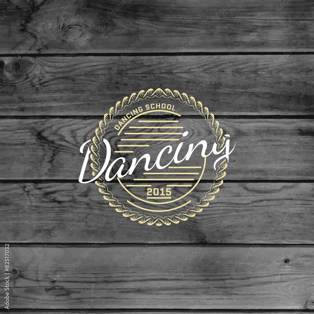 Dancing badges logos and labels for any use Stock Vector | Adobe Stock