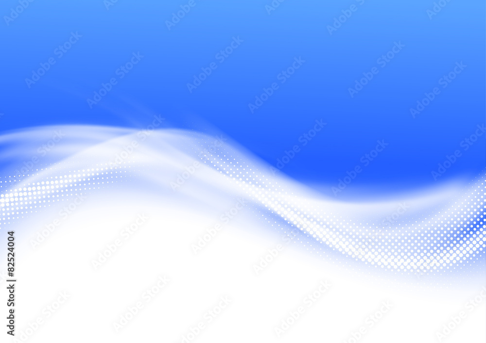 Modern blue swoosh wave border background Stock Vector | Adobe Stock
