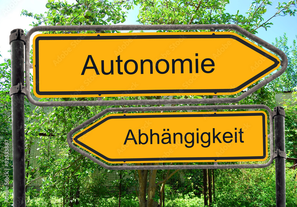 Strassenschild 40 - Autonomie Stock Illustration | Adobe Stock