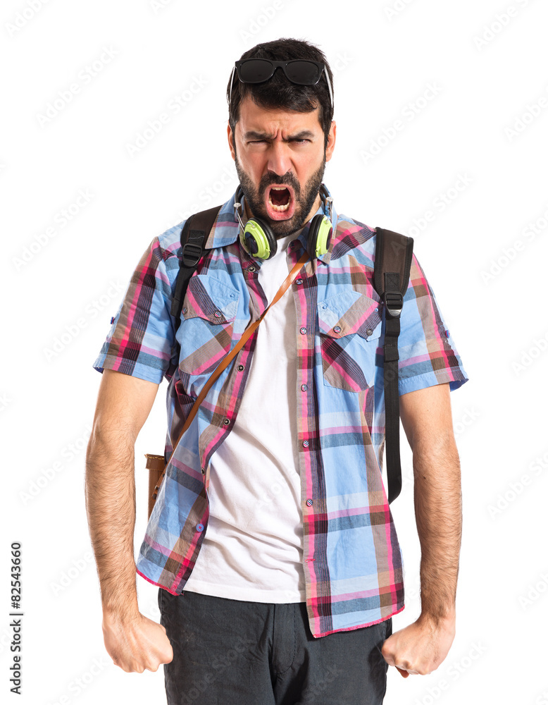 Angry Tourist Stock Photo | Adobe Stock
