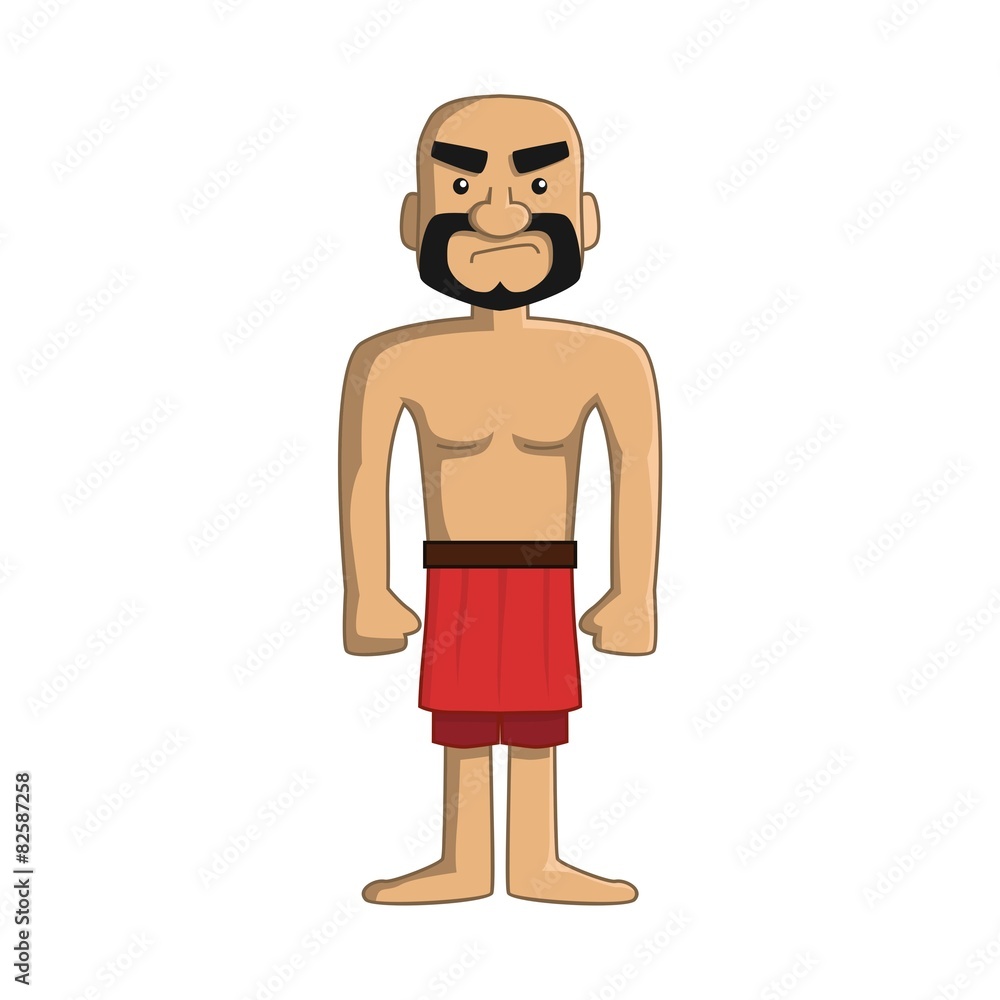 Roman general development cartoon set Stock Vector | Adobe Stock