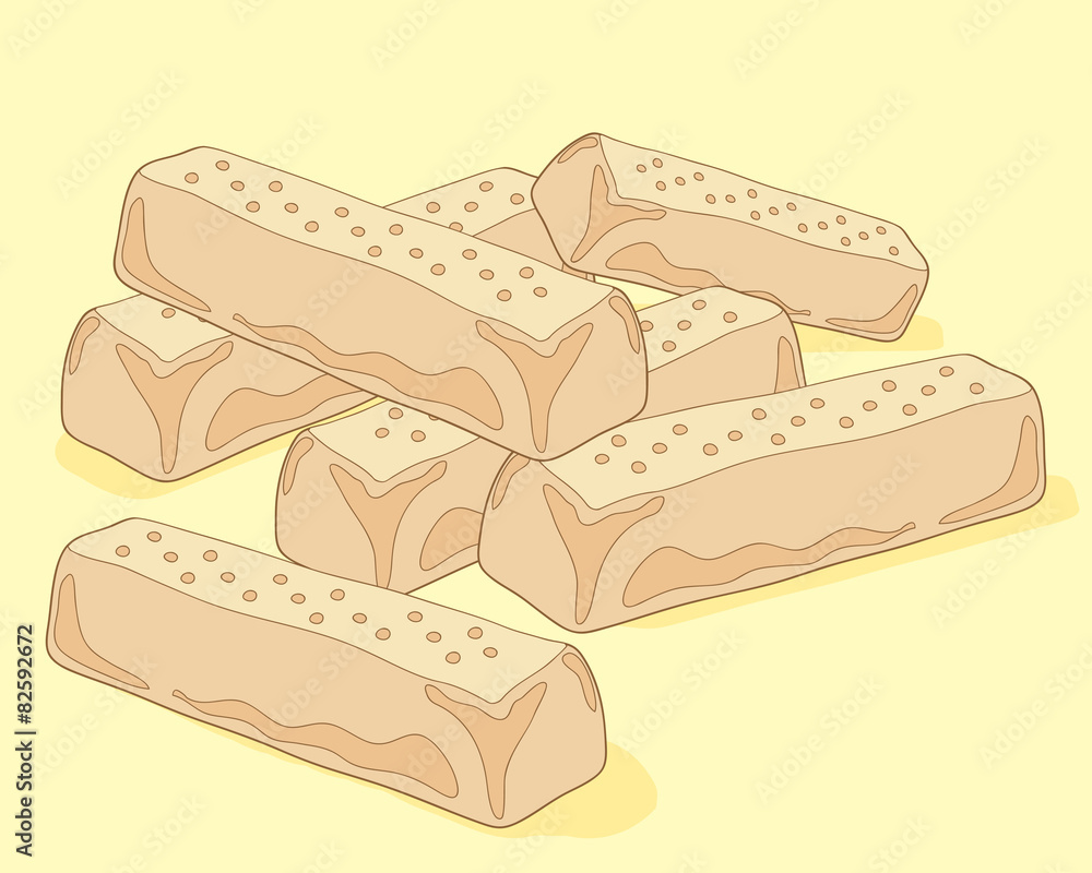 shortbread background Stock Vector | Adobe Stock