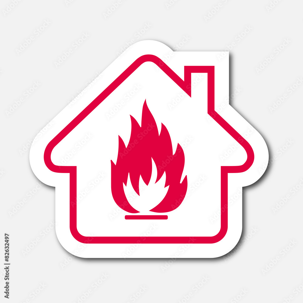 Logo sécurité incendie. Stock Vector | Adobe Stock