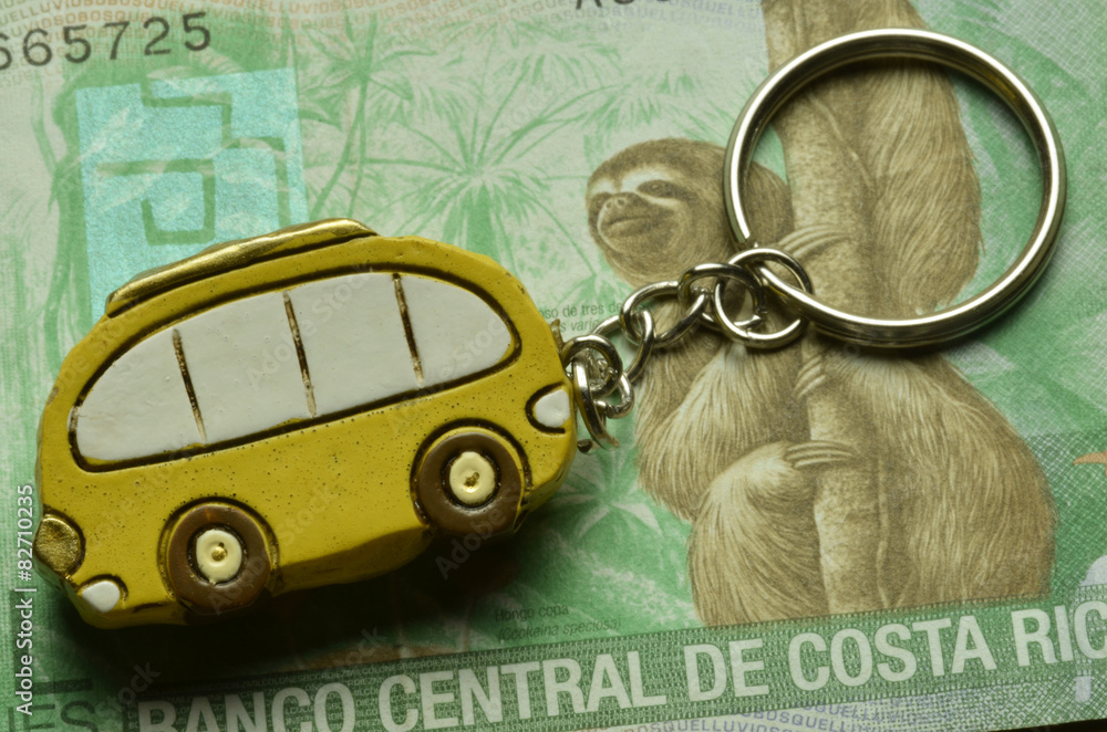 Colón costarricense Costa Rica money Costa Rican colon foto de Stock ...