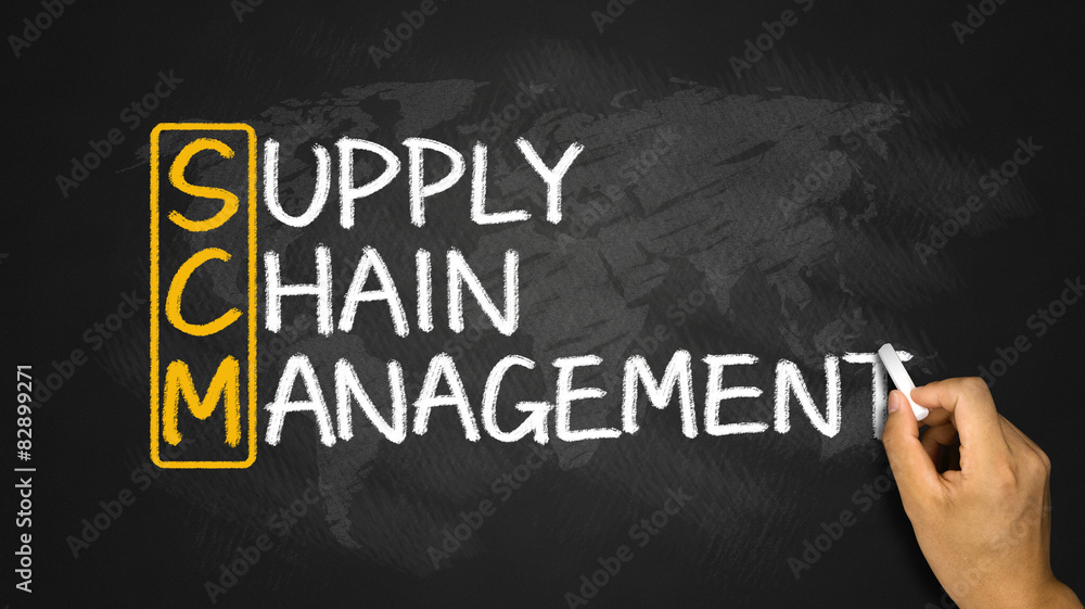 SCM concept:supply chain management Stock Photo | Adobe Stock