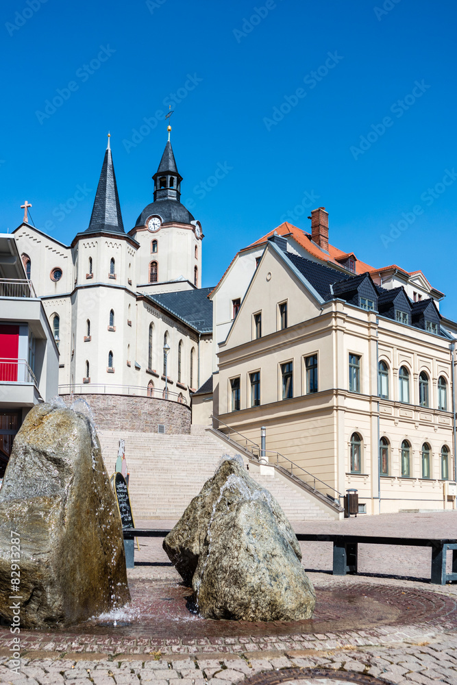Meerane Teichplatz Stock-Foto | Adobe Stock
